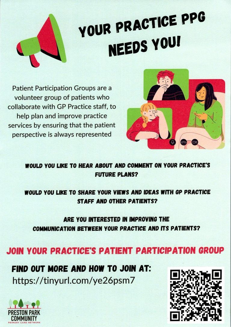 Preston Park PPG – Patient Participation Group